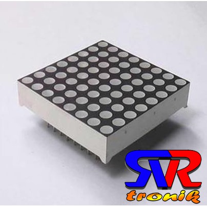 Jual LED Common Anode Matrix Screen Persegi 8x8 Warna Merah 3mm ...