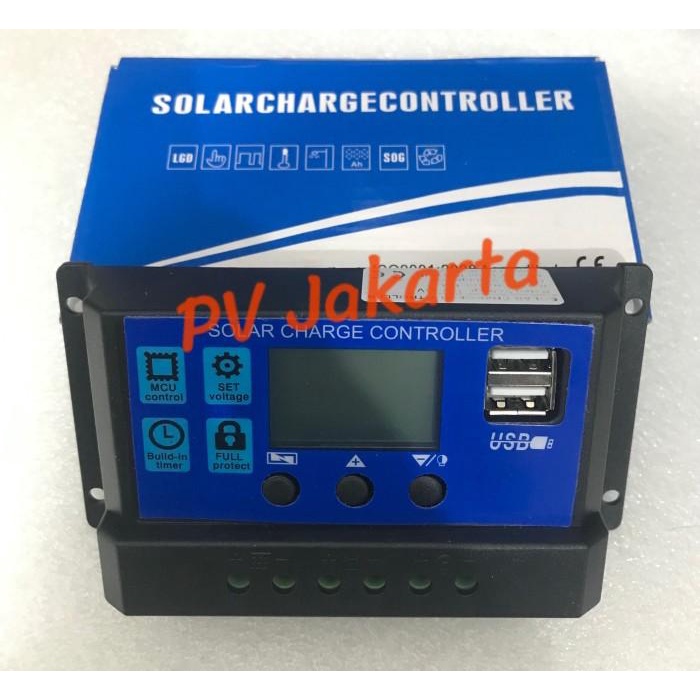 Jual Solar Charge Controller 10A PWM SCC 10A (Biru - Low End) | Shopee ...
