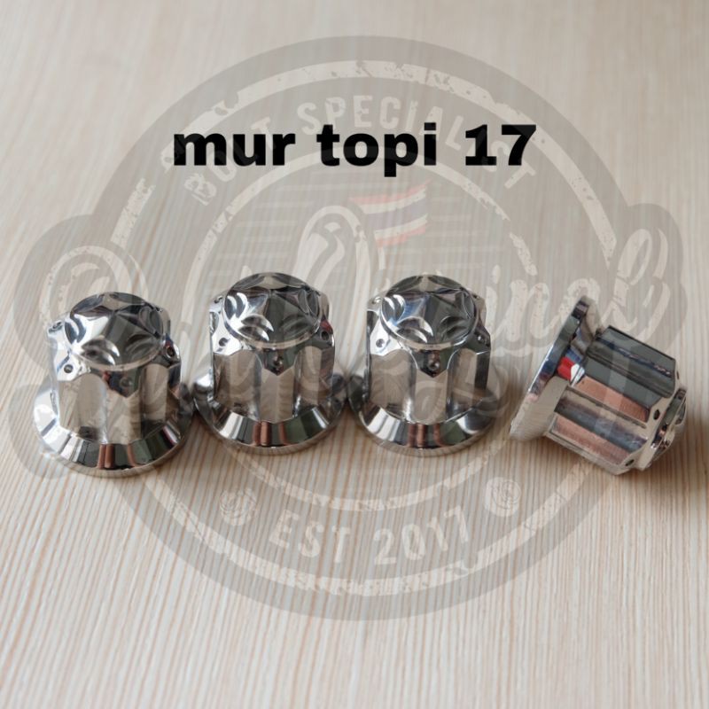 Jual mur probolt topi 17 new model stainless silver original thailand ...