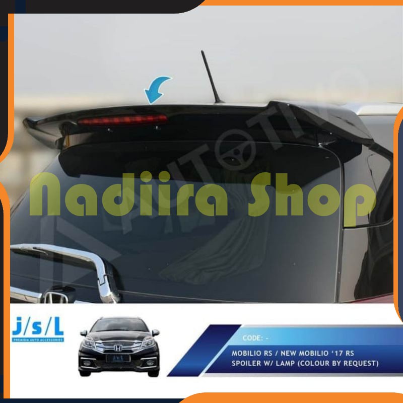 Jual Spoiler With Lamp New Mobilio Colour By Reqeust JSL … | Shopee ...