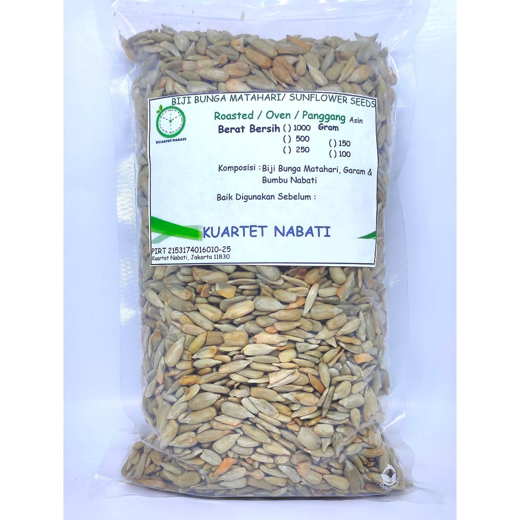 Jual 500gr KN Roasted Sunflower Seeds Rasa ASIN - Salted - Biji Bunga ...