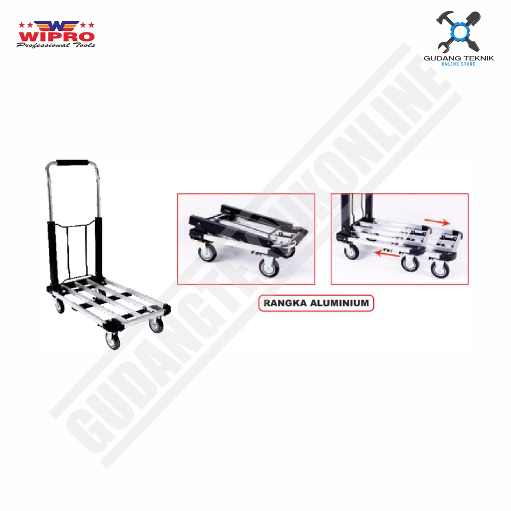 Jual HAND TROLLEY LIPAT 150 KG WIPRO AHT-150 / Multifunction Folded ...
