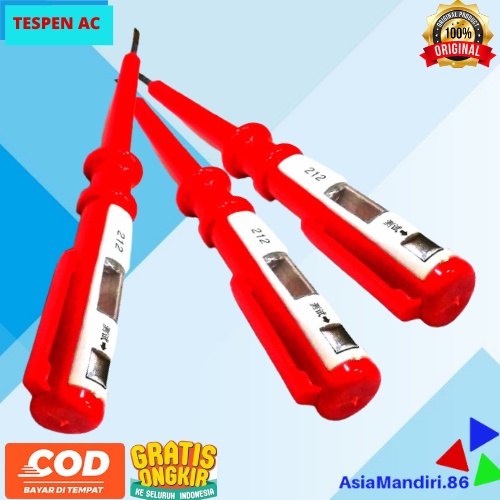 Jual tespen listrik obeng tes listrik flourish | Shopee Indonesia