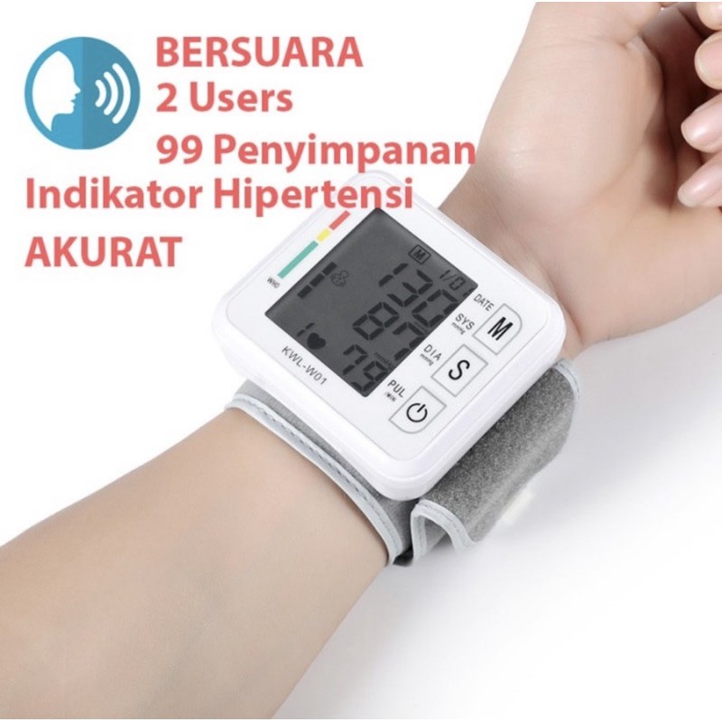 Jual Tensimeter Digital Bersuara/Alat Ukur Tekanan Darah Hipertensi ...