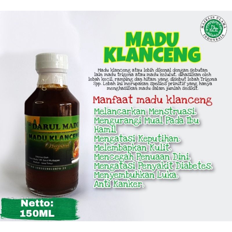 Jual MADU KLANCENG 150 ml | Shopee Indonesia