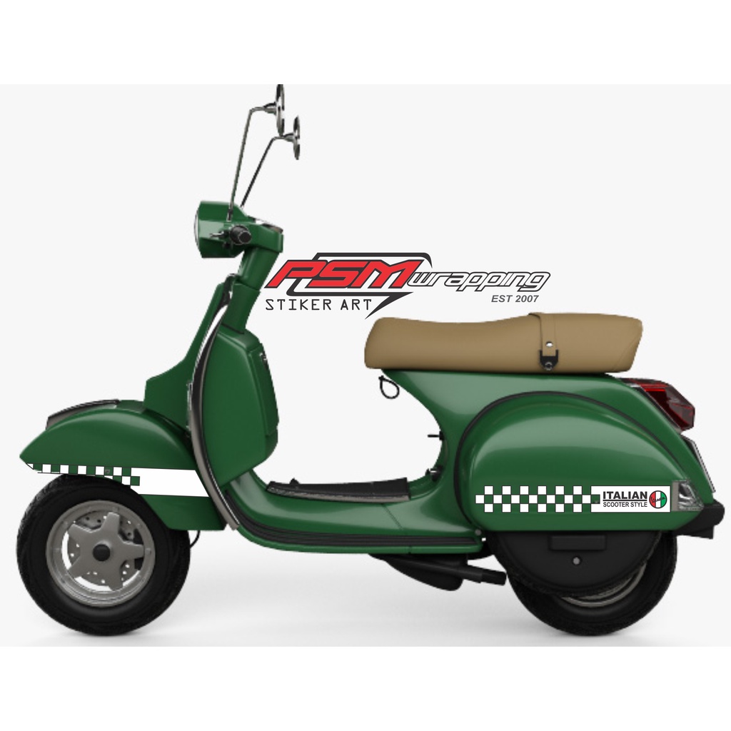 Jual STIKER VESPA LIST CUTTING STICKER VESPA PX, PS, EXEL 2T 045 ...