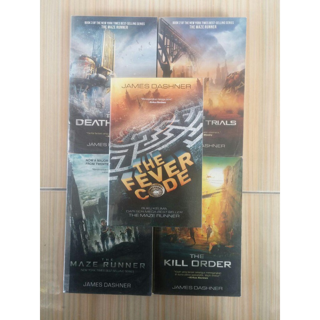 Jual Full Set Maze Runner oleh James Dashner (5 Buku) | Shopee Indonesia