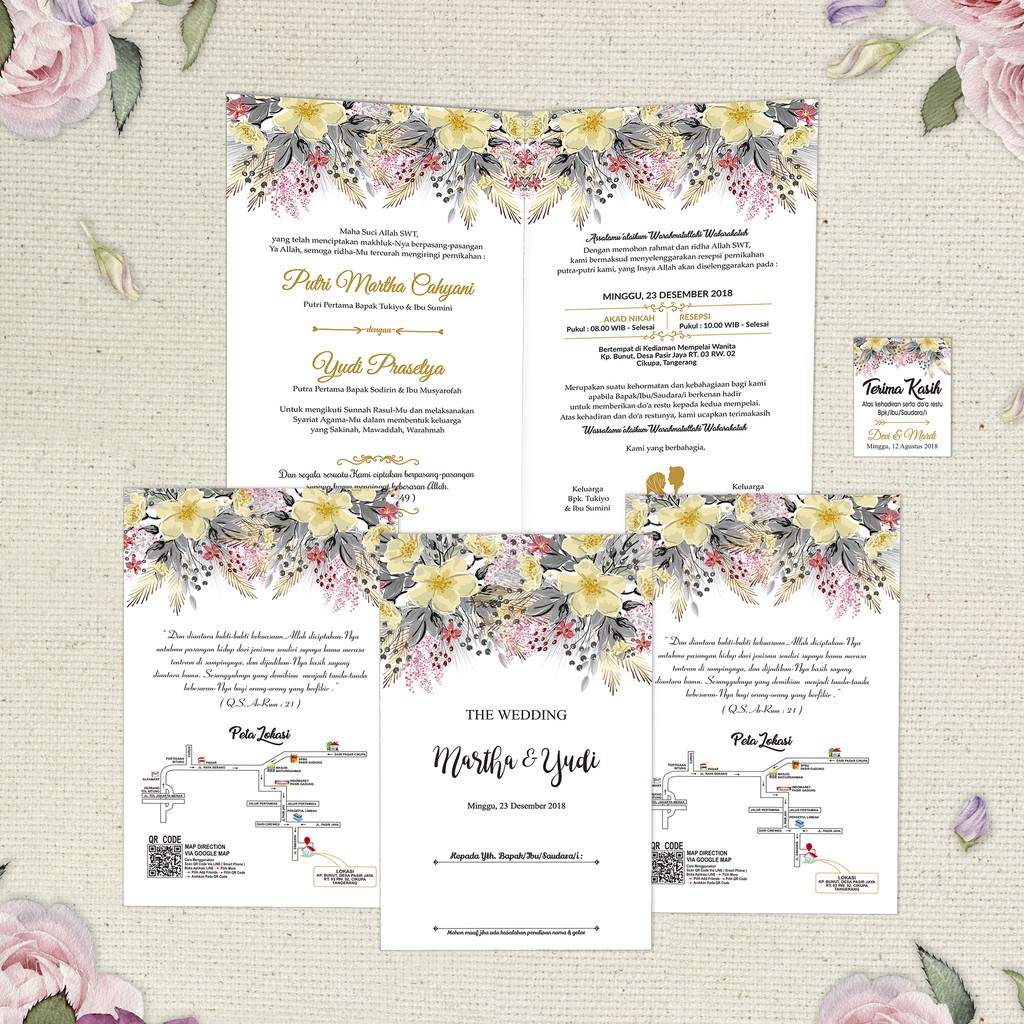 Jual UNDANGAN PERNIKAHAN PROMO (1-2) | Shopee Indonesia