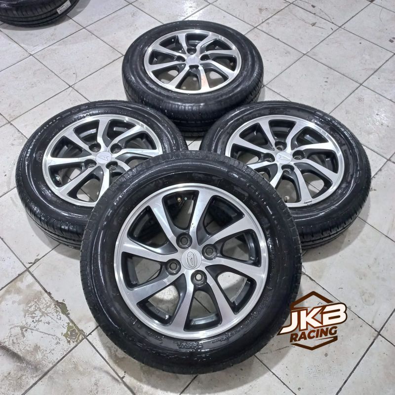 Jual VELG MOBIL BEKAS OEM SIGRA R14 PCD 4X100 + BAN CHAMPIRO 175/65 R14 | Shopee Indonesia