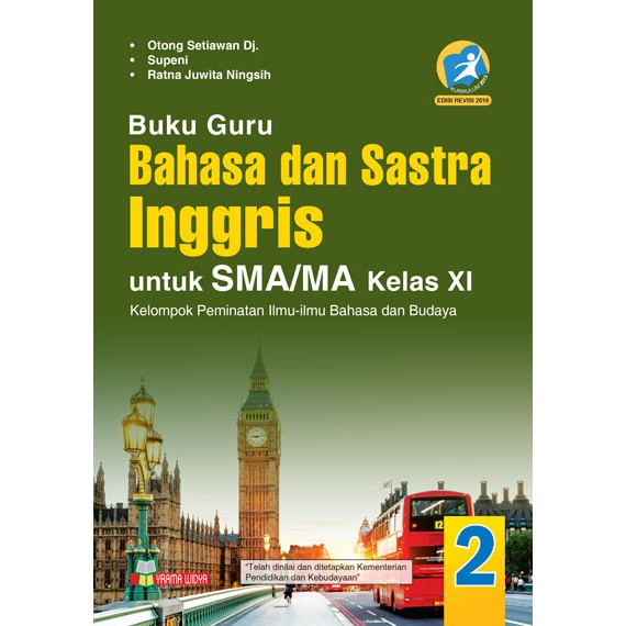 Jual BUKU GURU BAHASA DAN SASTRA INGGRIS SMA MA KELAS XI PEMINATAN REVISI / BAHASA INGGRIS KELAS ...