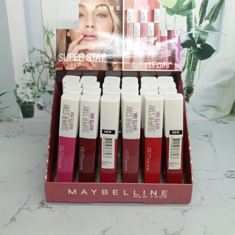 Jual (Box/24) Maybelline Super Stay Matte Ink | Shopee Indonesia