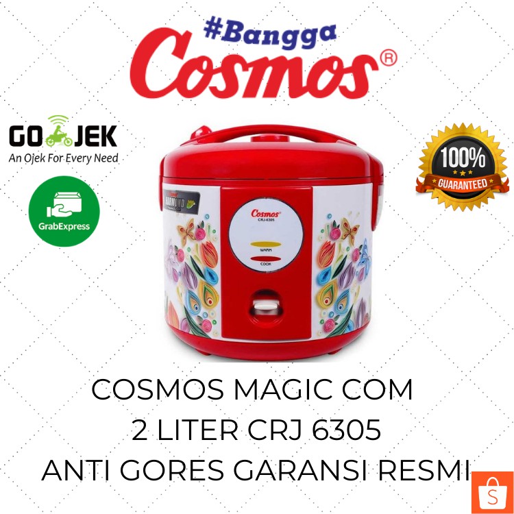 Jual Cosmos Magic Com Harmond 3in1 CRJ 6305 2 Liter / Mejikom Murah ...