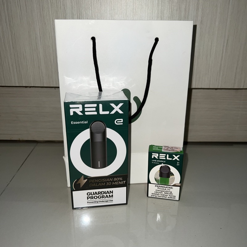 Jual Relx bundle essential pods (sisa warna putih isi lime) | Shopee ...