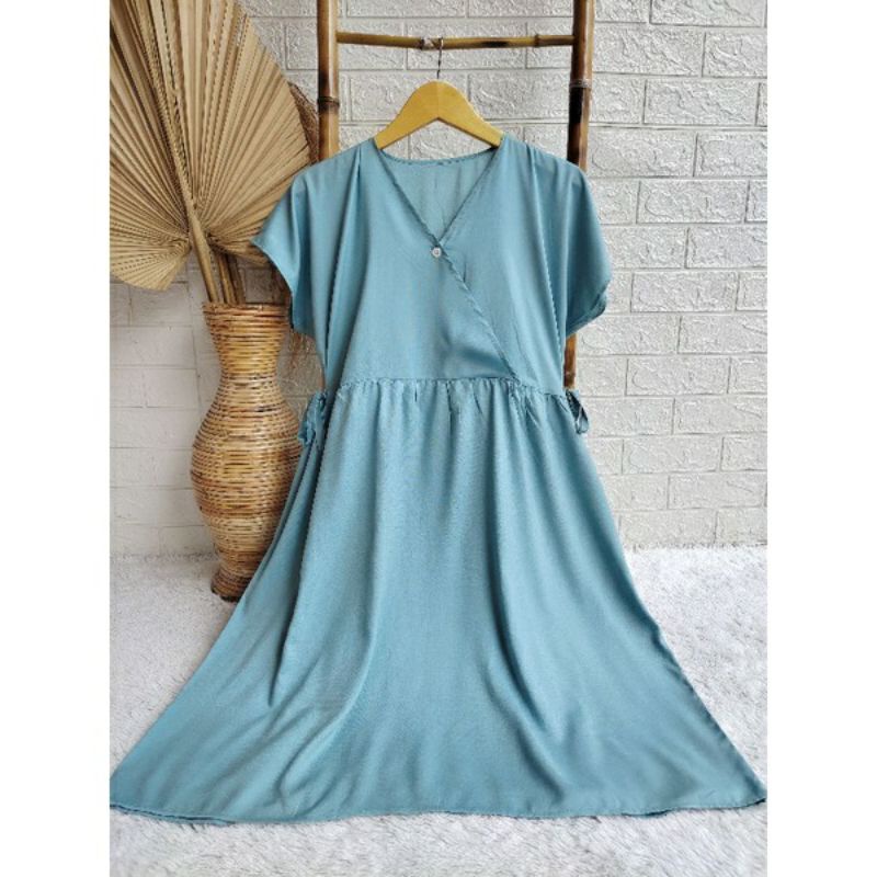 Jual DASTER KIMONO POLOS PENDEK BUSUI RAYON PREMIUM LD 120 CM | Shopee ...