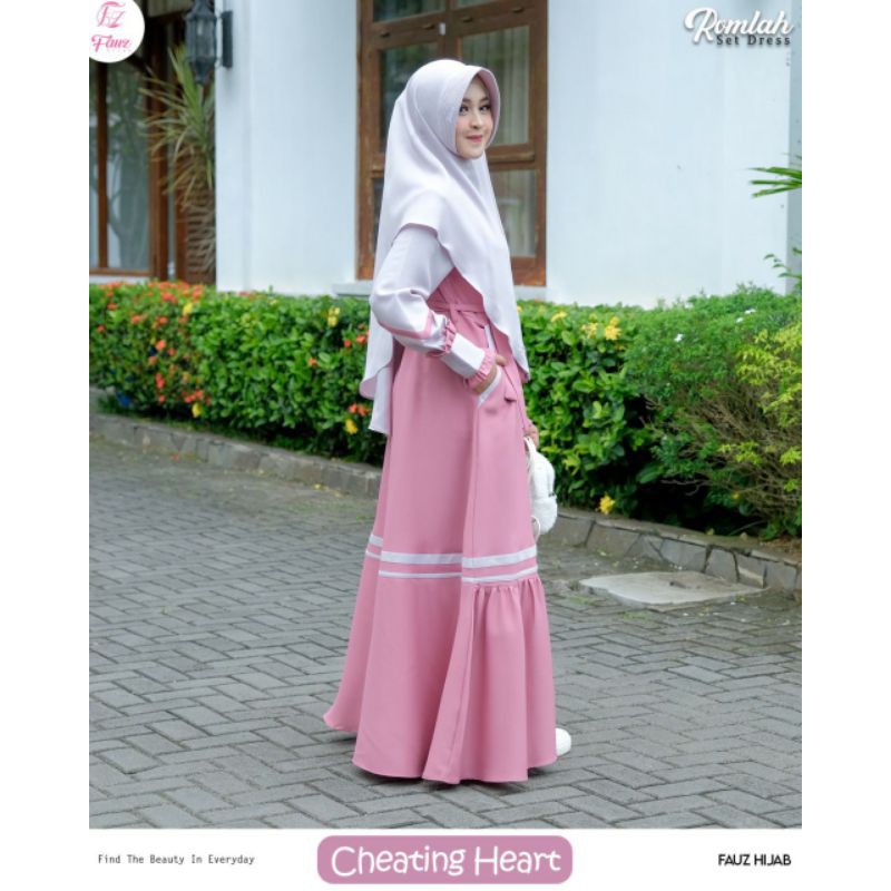 Jual ROMLAH DRESS SET ORIGINAL BY FAUZ HIJAB | Shopee Indonesia