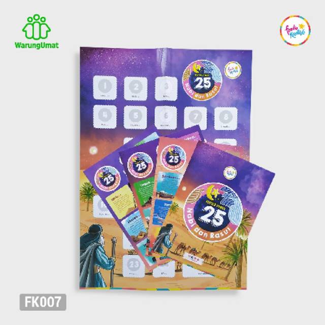 Jual POSTER STIKER 25 NABI & RASUL | Shopee Indonesia
