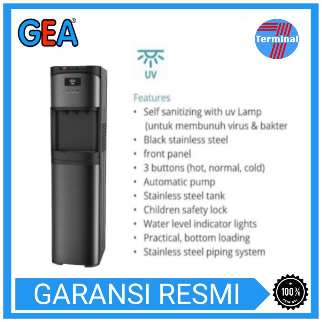 Jual GEA STAR Dispenser Galon Bawah with UV Lamp | Shopee Indonesia