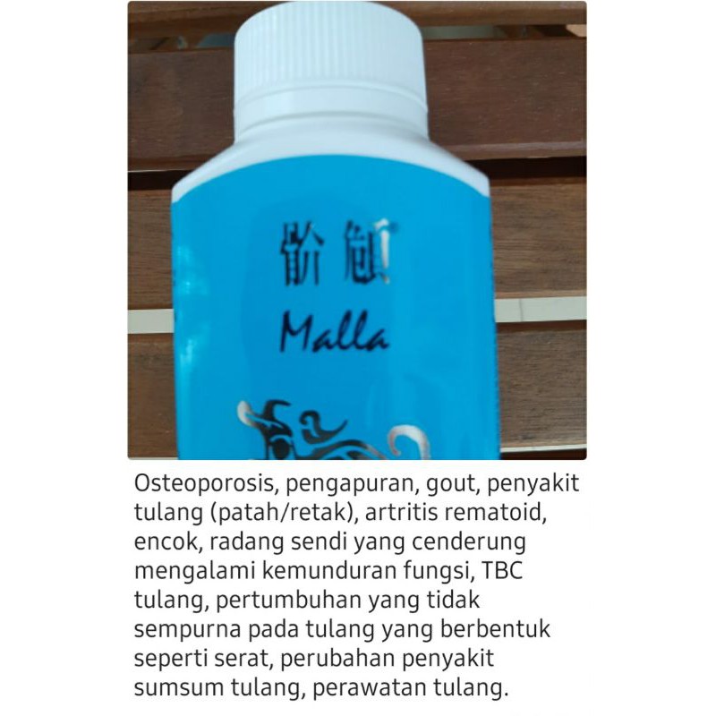 Jual MALLA Obat Herbal Osteoporosis Made in Taiwan | Shopee Indonesia