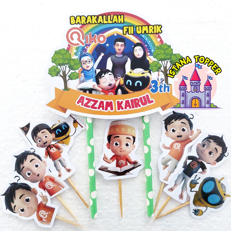 Jual Topper Cake CUSTOM Tema Riko The Series / Topper Riko/ Topper Cake ...