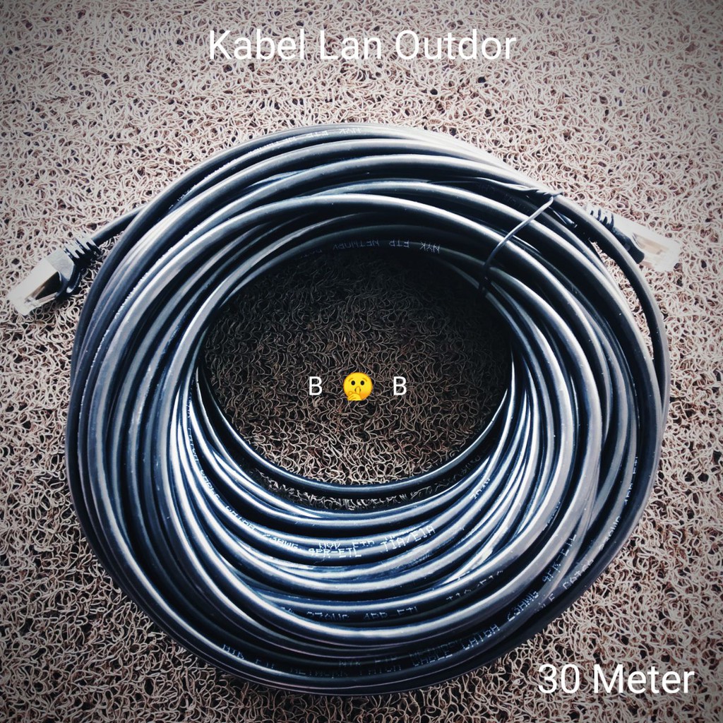 Jual Kabel LAN 25-30 Meter CAT 6 RJ45 Langsung Pakai | Shopee Indonesia