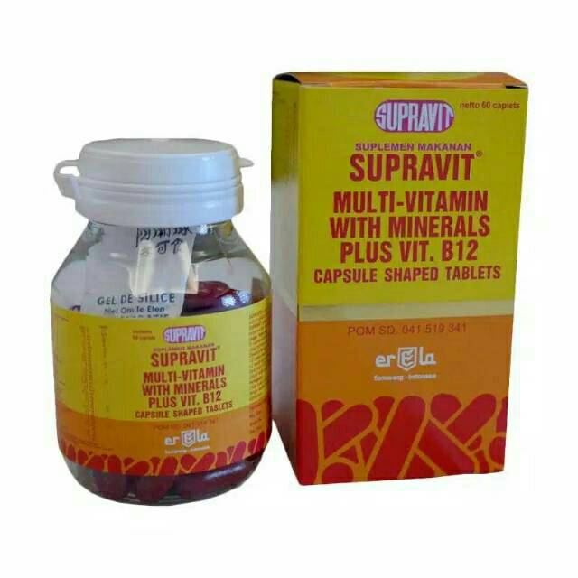 Jual Fusion _ Ready Supravit Multivitamin botol 60s | Shopee Indonesia