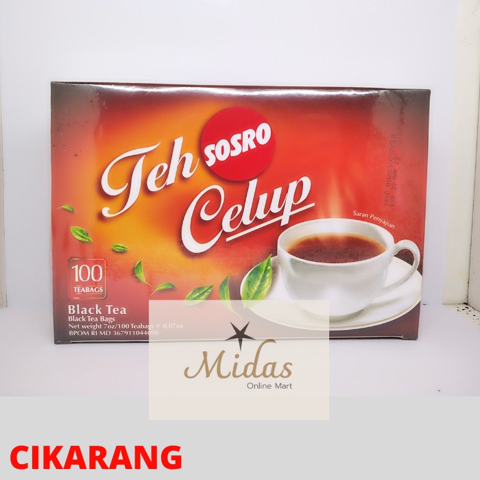 Jual Teh Sosro Celup Black Tea ( Isi 100 ) | Shopee Indonesia