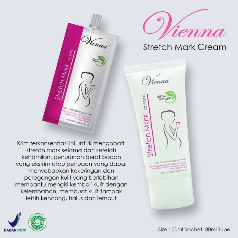 Jual VIENNA STRETCH MARK CREAM - 30ML SACHET | Shopee Indonesia