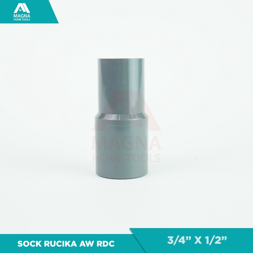 Jual SOCK SOCKET RUCIKA AW RDC 3/4 X 1/2 INCH PVC | Shopee Indonesia