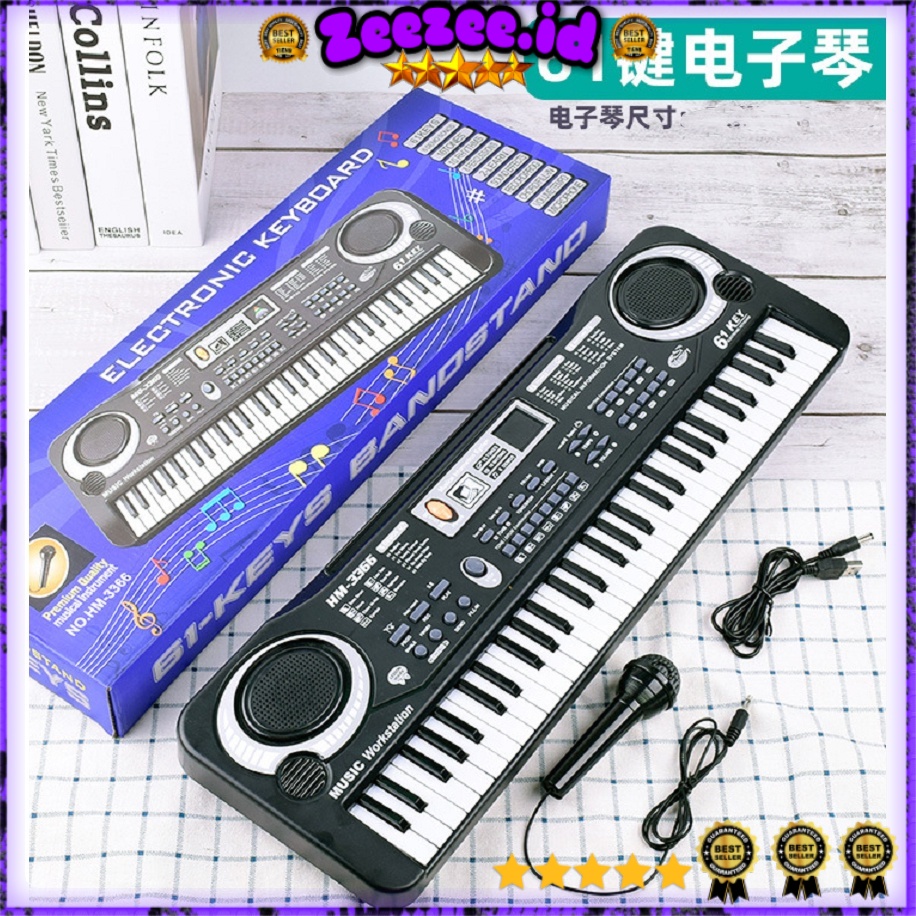 Jual Keyboard Piano Anak Digital Elektrik 61 Keys- HM-3366 | Shopee ...
