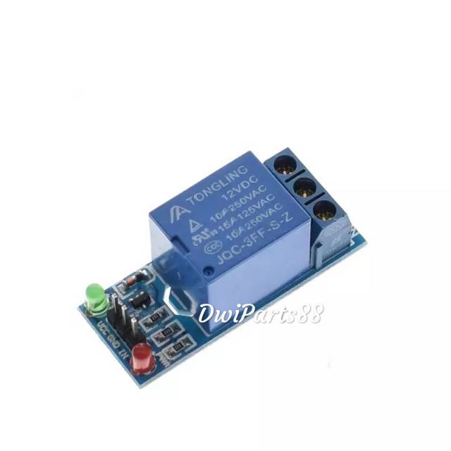 Jual One Way Relay 5V 12V 1 Channel Relay Module for PIC AVR DSP ARM ...