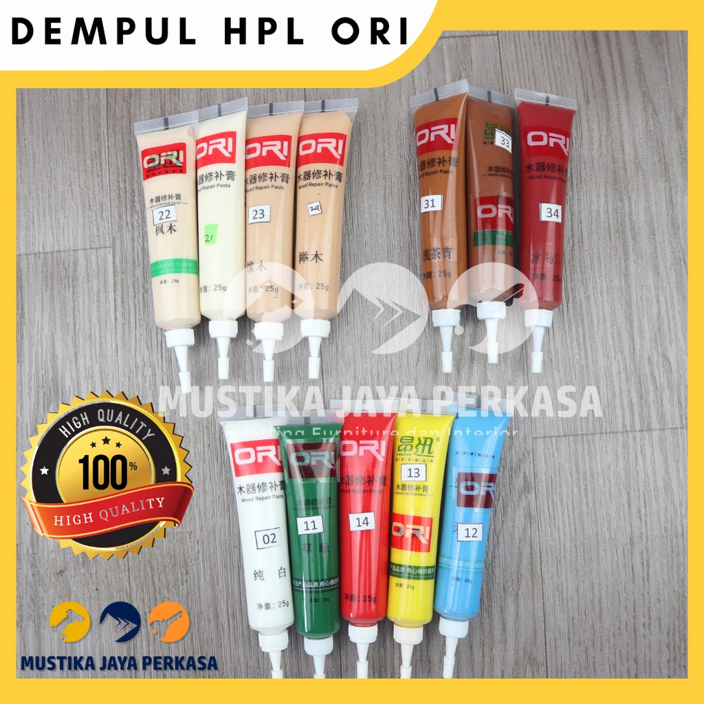 Jual Dempul Tusir Pewarna HPL ORI Pasta Pinggiran Putty | Shopee Indonesia