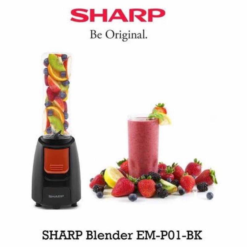 Jual Hand blender Sharp Sporty blender EM-P01-BK | Shopee Indonesia
