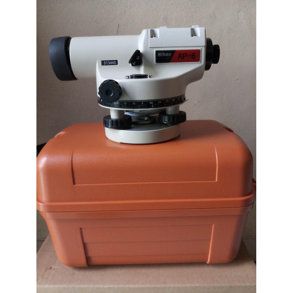 Jual Waterpass Automatic Level NIKON-AP 8 + Tripood + Rambu Ukur 5 Meter | Shopee Indonesia