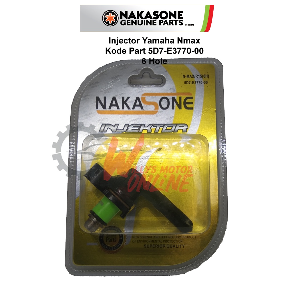 Jual Injektor Nmax R15 6hole NAKASONE / Fuel injector nmax r15 | Shopee ...