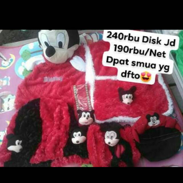 Jual HomeSet Miki mouse | Shopee Indonesia