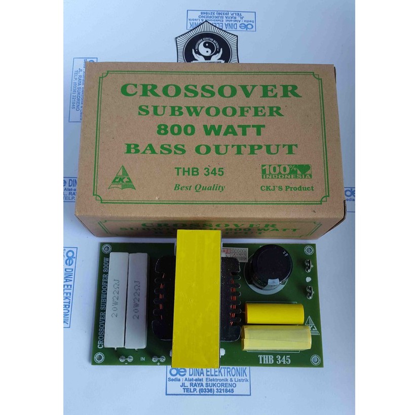 Jual KIT CROSSOVER PASIVE 1 WAY - SUBWOOFER 800 WATT | Shopee Indonesia