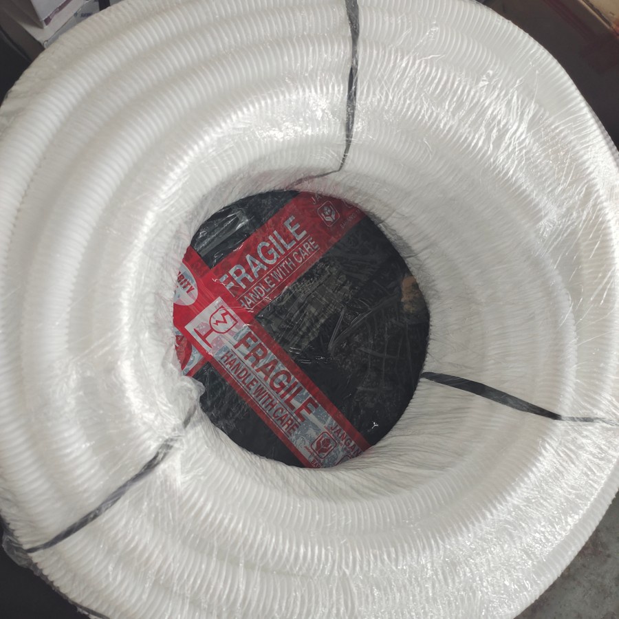 Jual Selang Flexibel / Fleksibel pipa 20mm Panjang 40 meter Putih ...