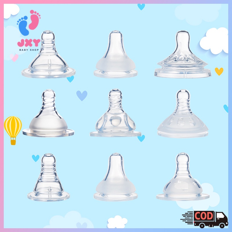 Jual Ninio Dot Nipple Silikon Teat Deluxe Size S M L Pigeon Dodo Huki L224/233 | Shopee Indonesia