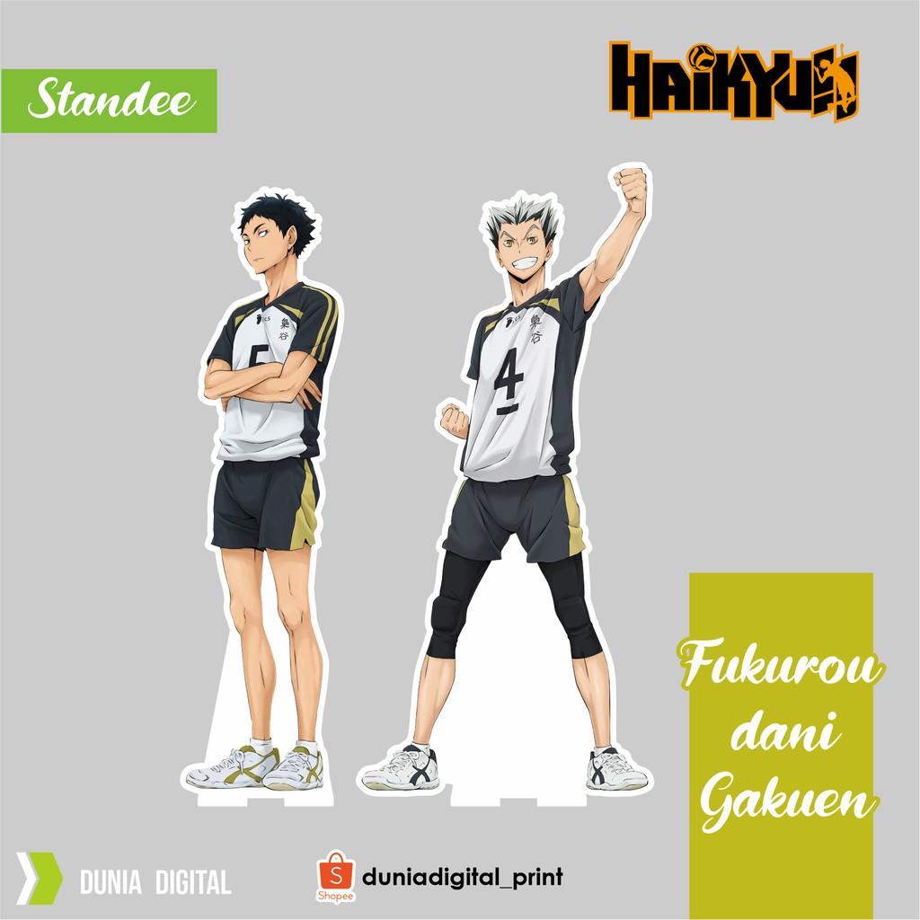 Jual Standee Akrilik Haikyuu Action Figure Fukuroudani CUSTOM | Shopee ...