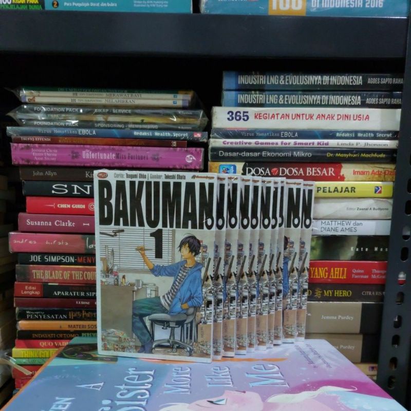 Jual BUKU ORIGINAL KOMIK BAKUMAN VOLUME 1 TSUGUMI OHBA TAKESHI OBATA KOMIK BARU EDISI LAMA ...