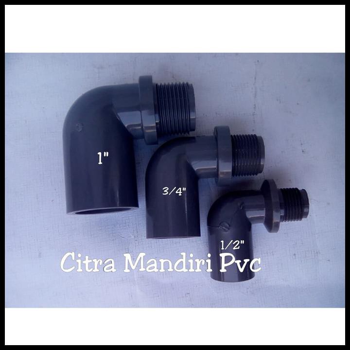 Jual HOT DEAL FITTING PVC SCG VALVE KNIE AW 3/4 - KNIE DRAT LUAR - AW ...