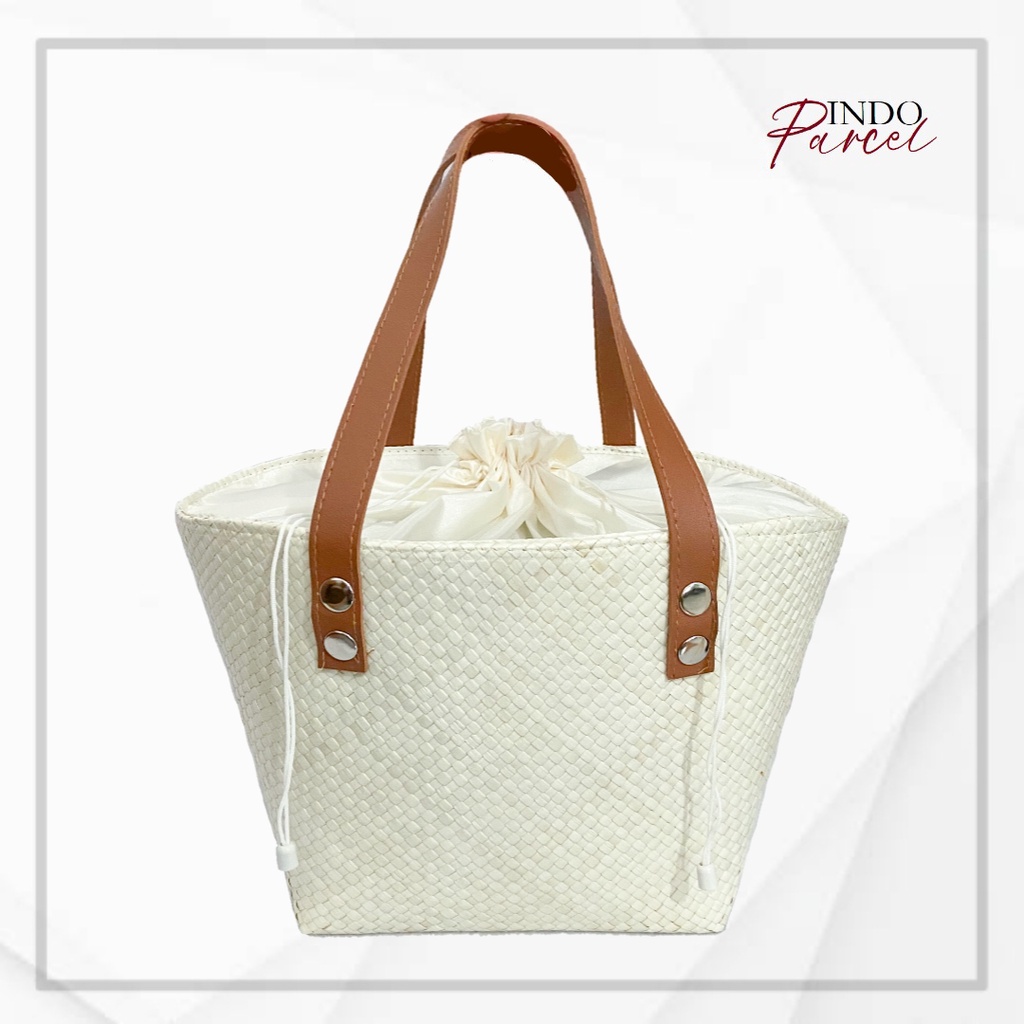 Jual INDOPARCEL - Tas keranjang Anyaman Tali Kulit Tas Keranjang ...