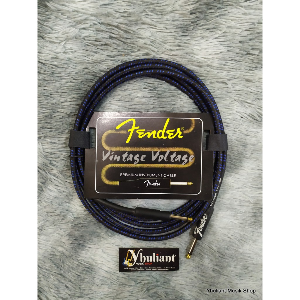 Jual kabel Jack instrument fender mono lurus to lurus 3 M | Shopee ...