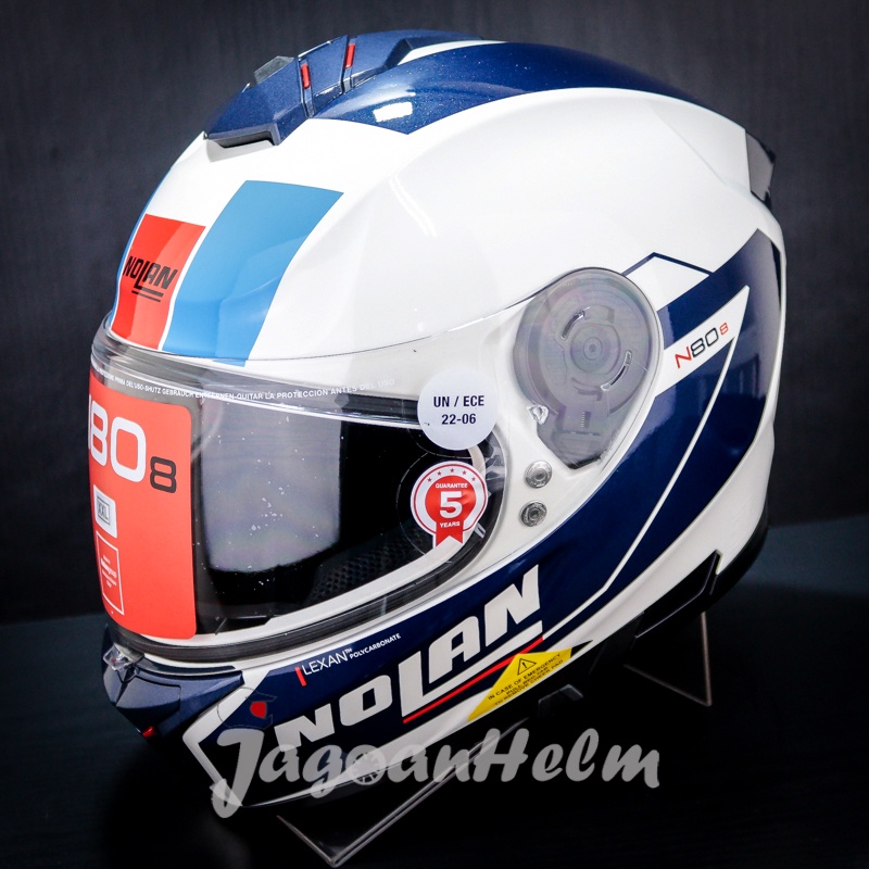 Jual NOLAN HELM N808 MANDRAKE N-COM 050 | METAL WHITE | N80-8 DUAL ...