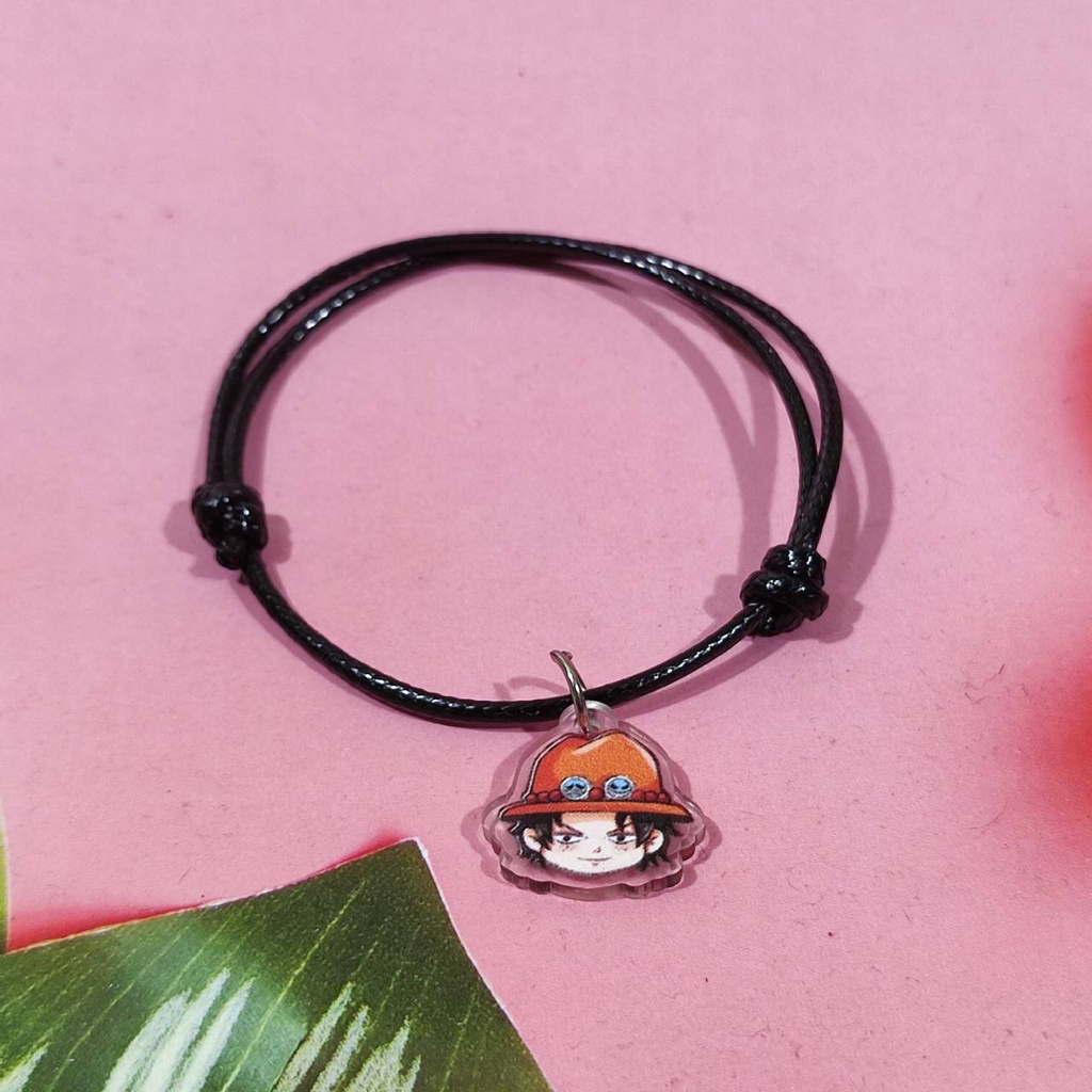 Jual Bracelet Anime One Piece - Gelang Tali Single Charm - versi kaitan ...