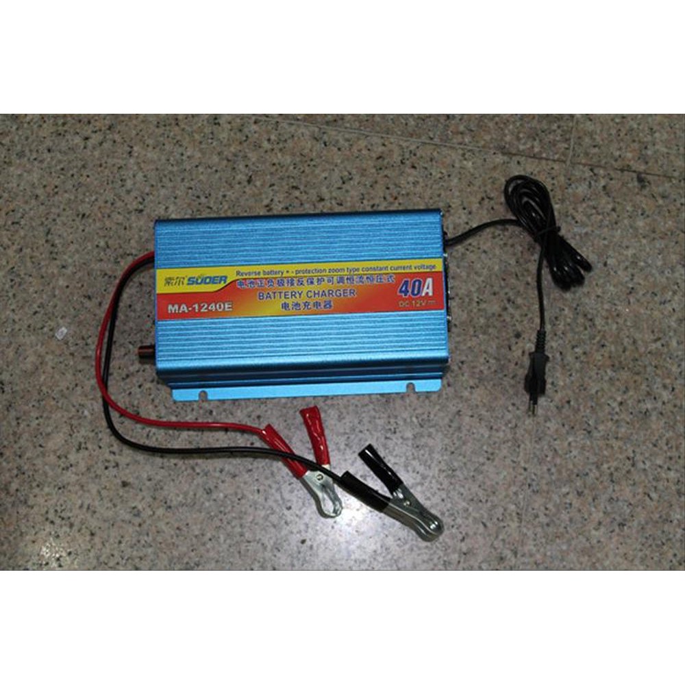 Jual Charger ACCU Merk SUOER 40 Ampere ( Automatis ) | Shopee Indonesia