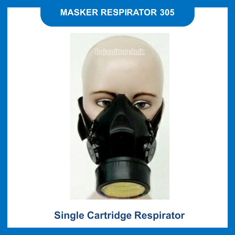 Jual Masker respirator single filter NP 305 anti polusi debu bahan zat ...