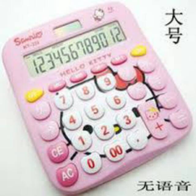 Jual Kalkulator Karakter Hello Kitty KT-333, Doraemon DD-333 | Shopee ...