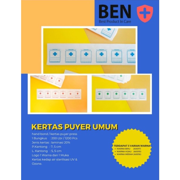 Jual Kertas Puyer Hijau Umum Sendok Puyer Murah Kertas Bahan Glasin ...