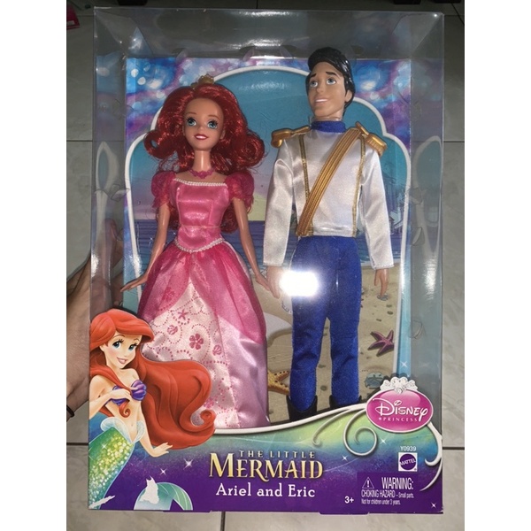 Jual Barbie Mattel Original The Little Mermaid Ariel dan Eric Murah ...